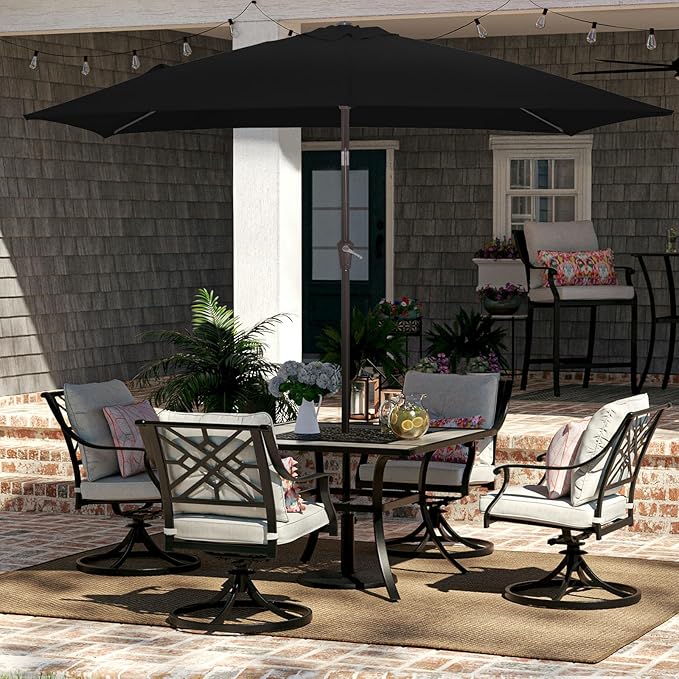 6.5x10 ft Rectangular Patio Umbrellas – OUTVELAR